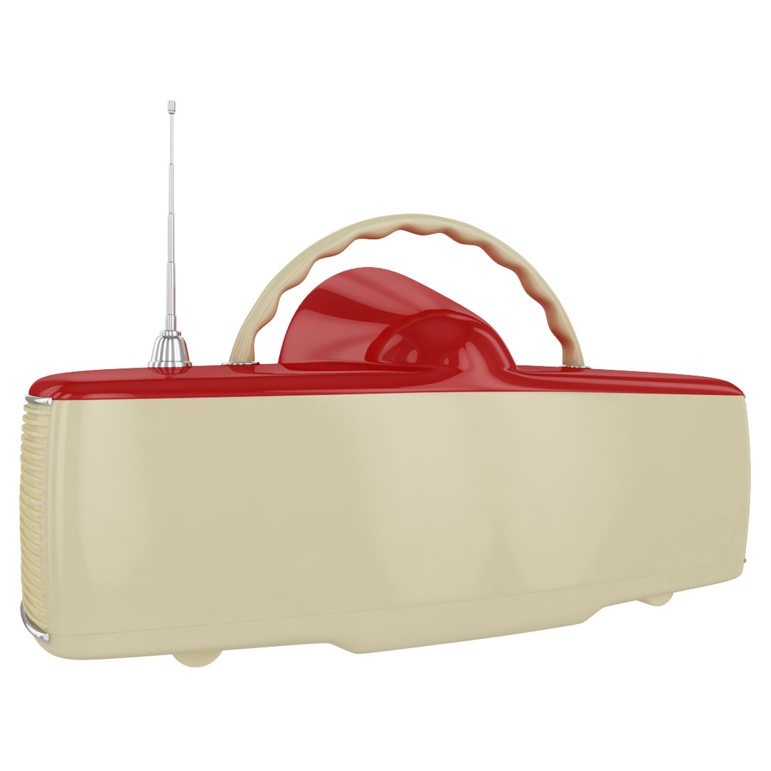 3d radio cassette player model