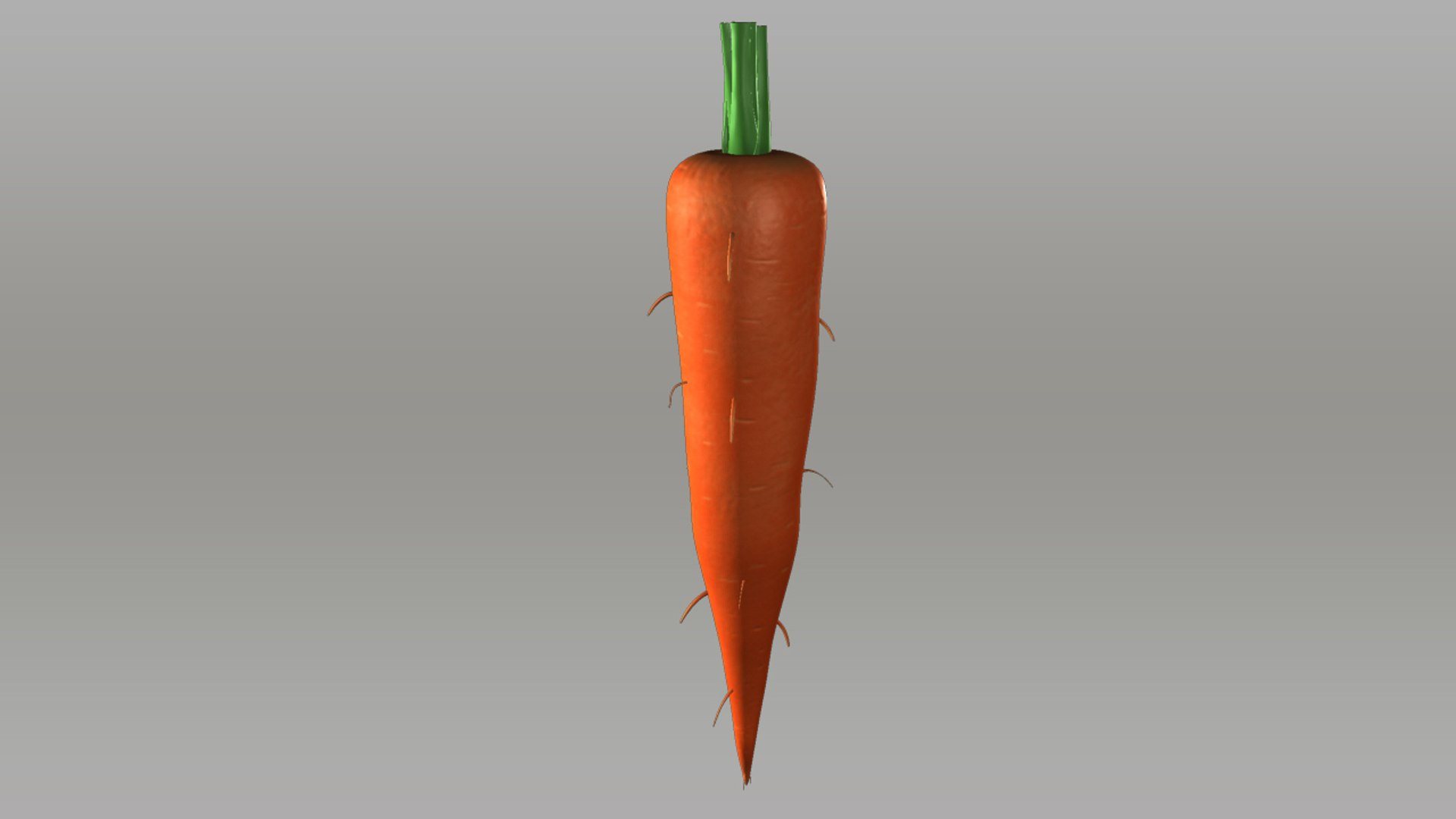 3d Model Carrot Vegetable