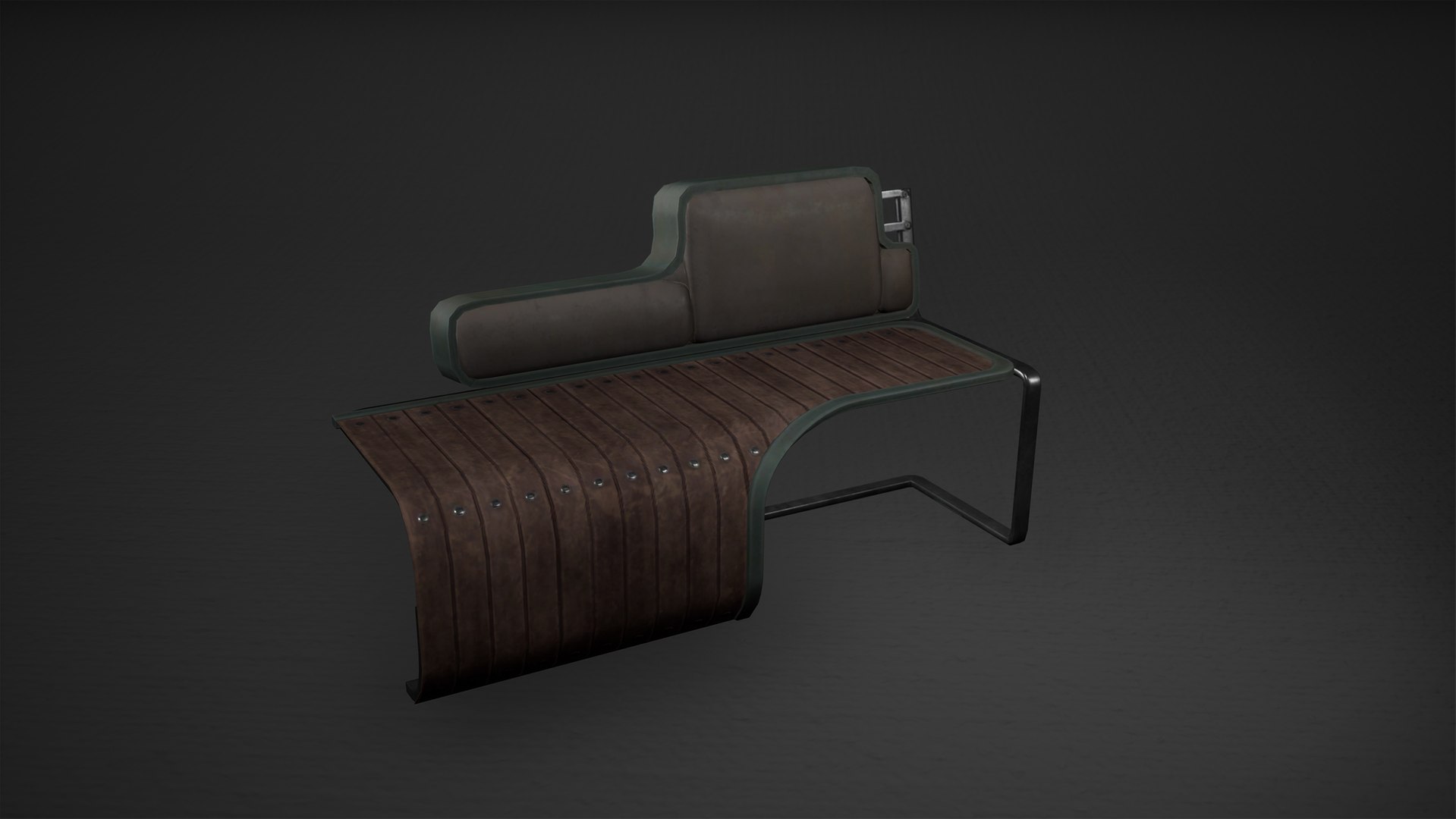 3D Bench Furniture Seating Model - TurboSquid 1694242
