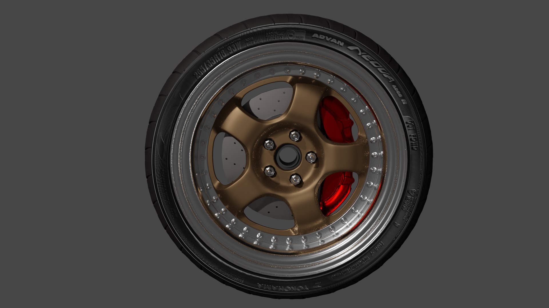 Car Wheel Set Model - TurboSquid 1519419