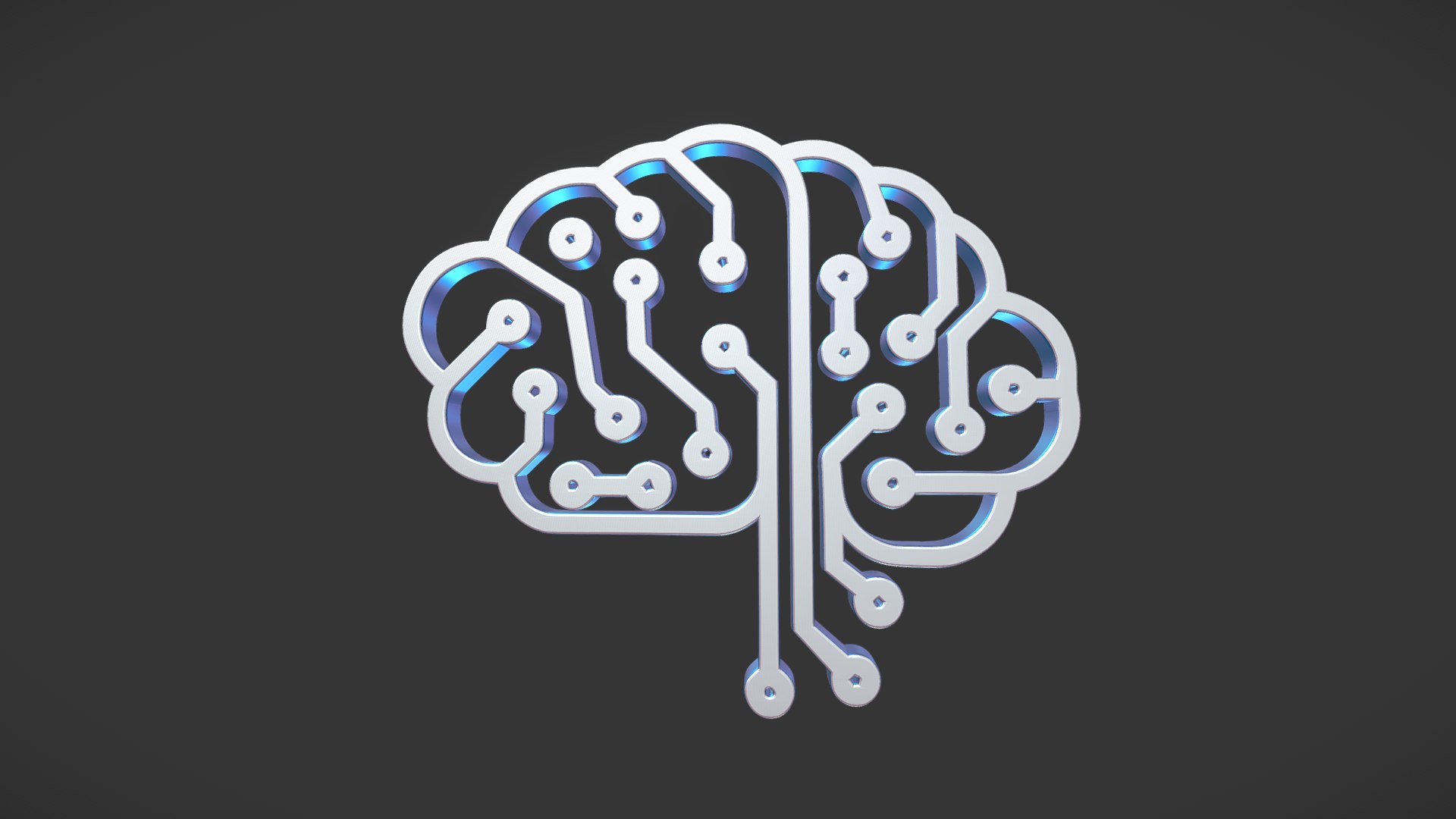Programmer Brain 3D Icon 3D Model - TurboSquid 2107126