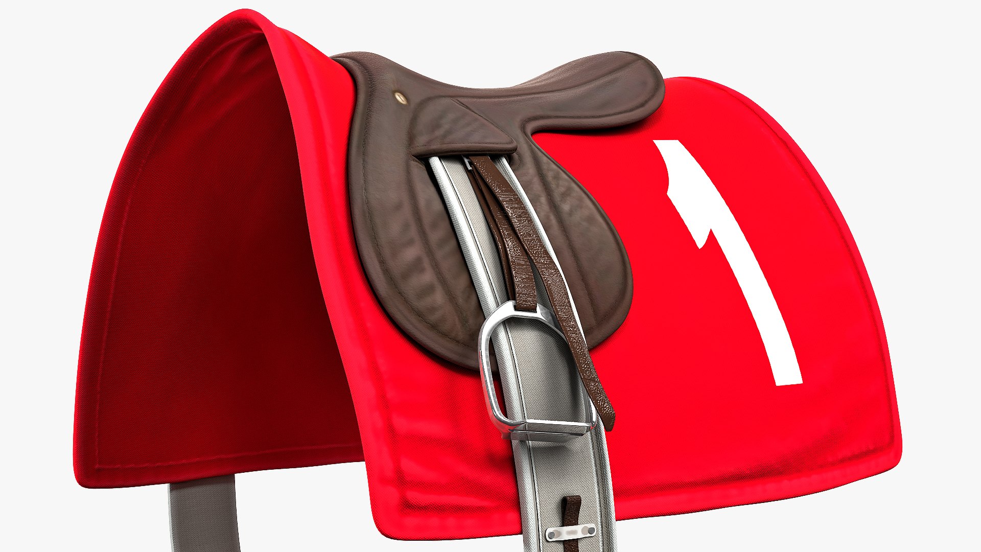 Racehorse Saddle Horse Racing 3D Model - TurboSquid 1466214