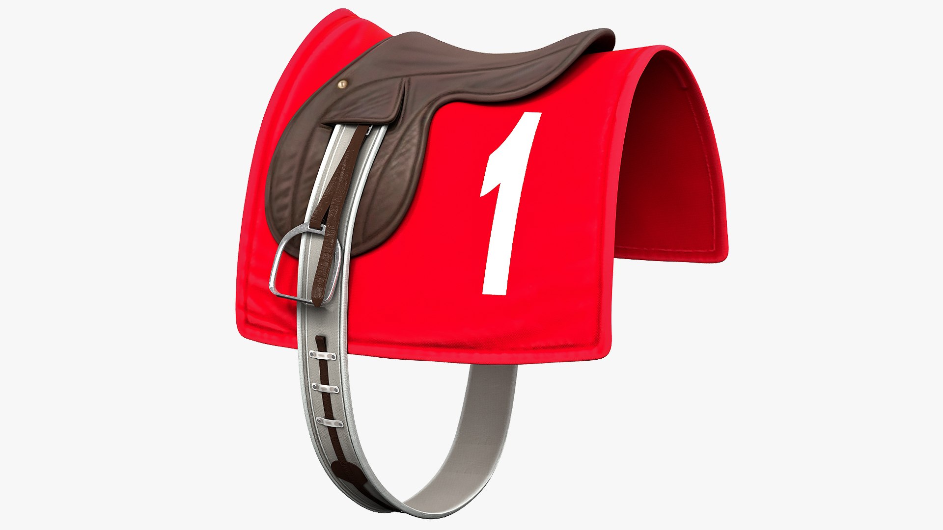 Racehorse Saddle Horse Racing 3D Model - TurboSquid 1466214