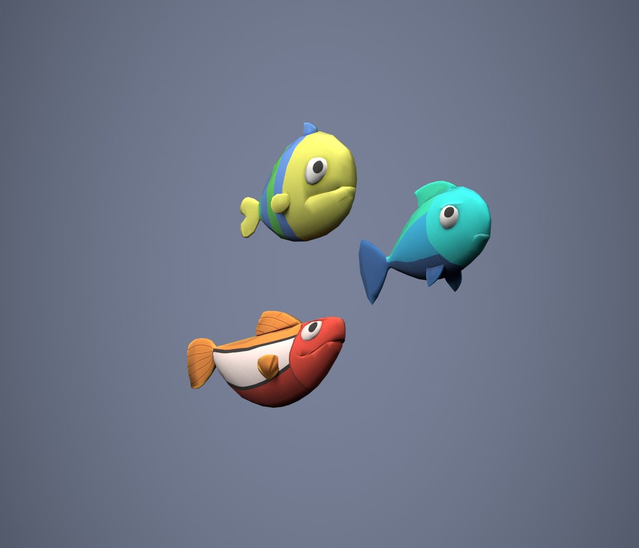 3D stylized fish model - TurboSquid 1300832