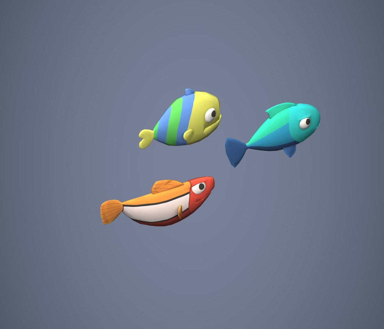3D stylized fish model - TurboSquid 1300832