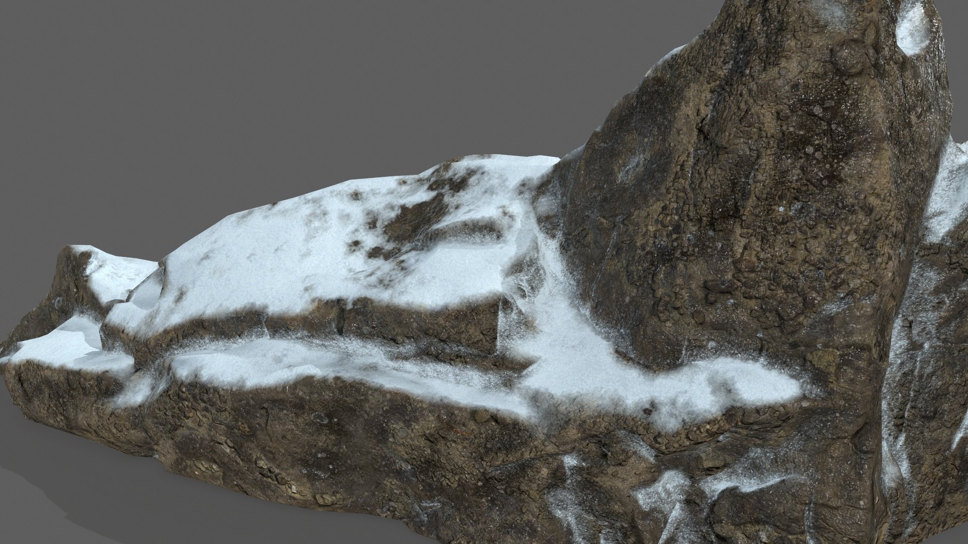 Snowy Rock Stairs 3D Model - TurboSquid 2017847