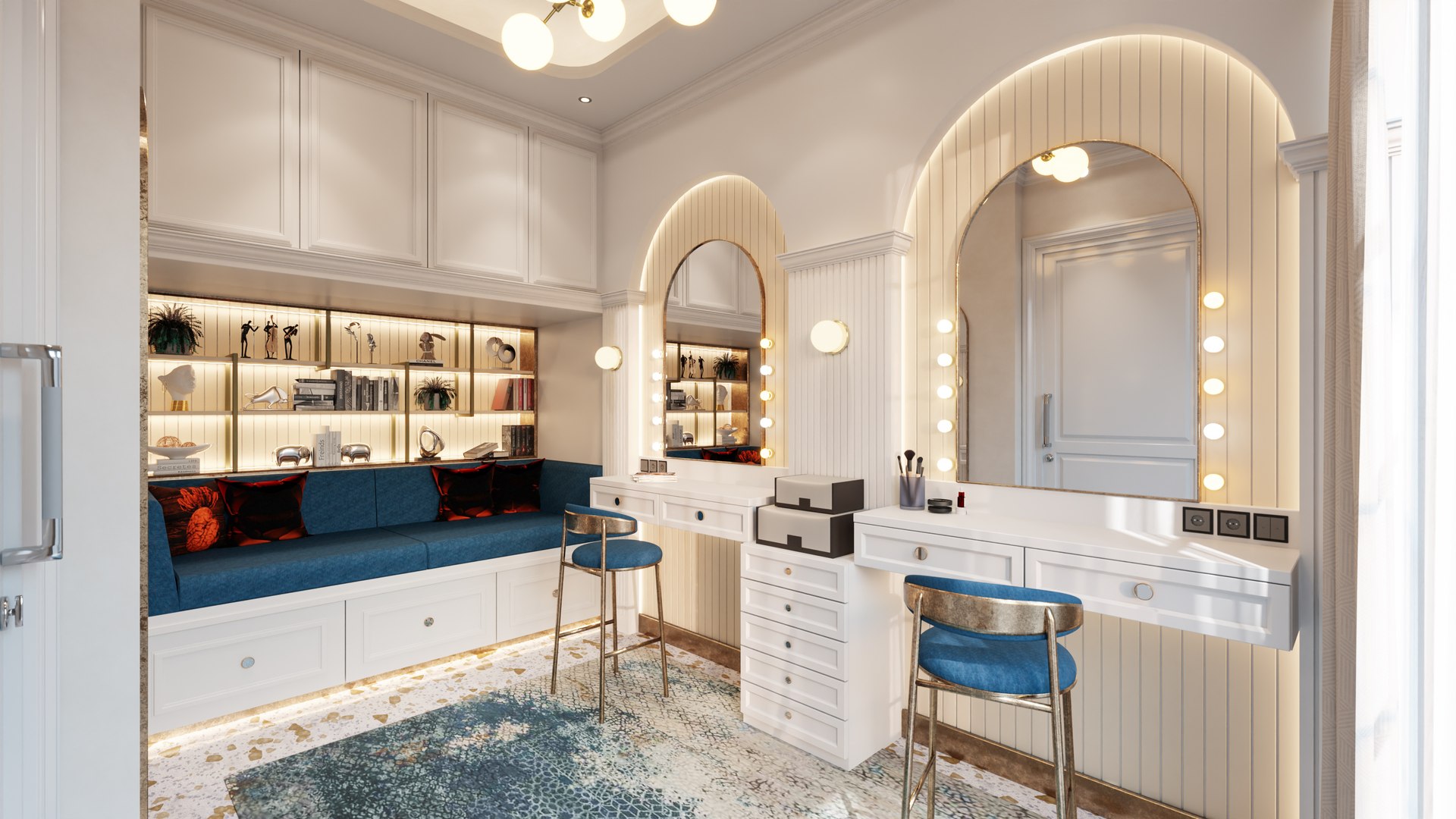 3D Studio MakeUp Salon Blender - Fbx - Obj Model - TurboSquid 2167219