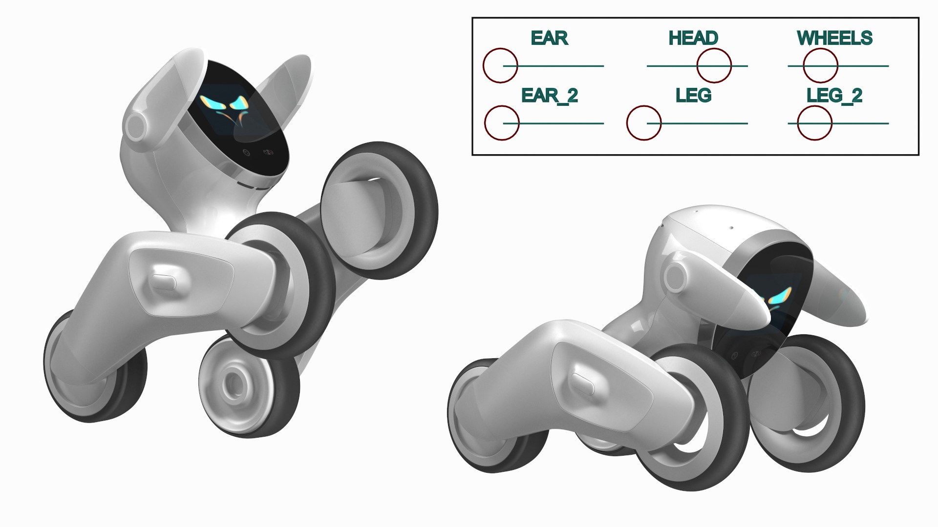Loona Smart Petbot Robot Toy Rigged 3D - TurboSquid 2097566