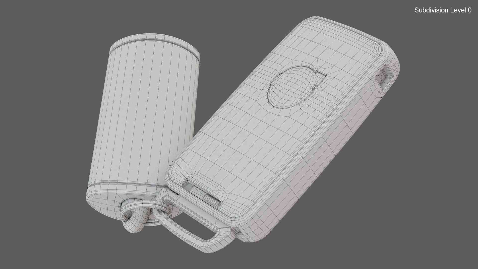 Car Key 01 With Garage Remote Model - TurboSquid 1982927