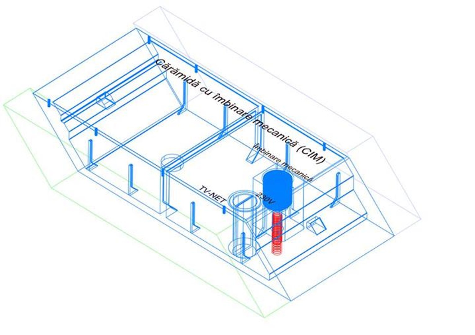 Mechanical Brick 3d Dxf
