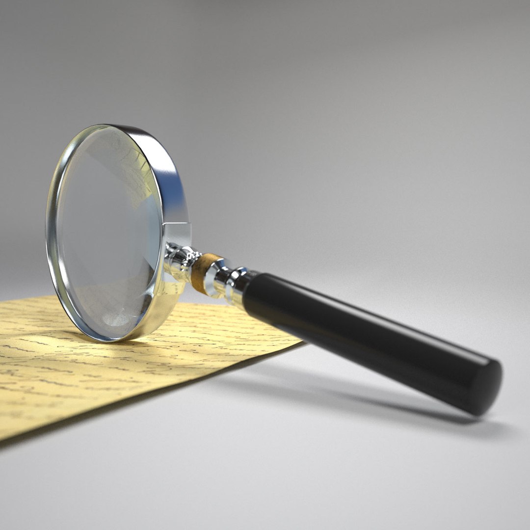 3D magnifying glass - TurboSquid 743386
