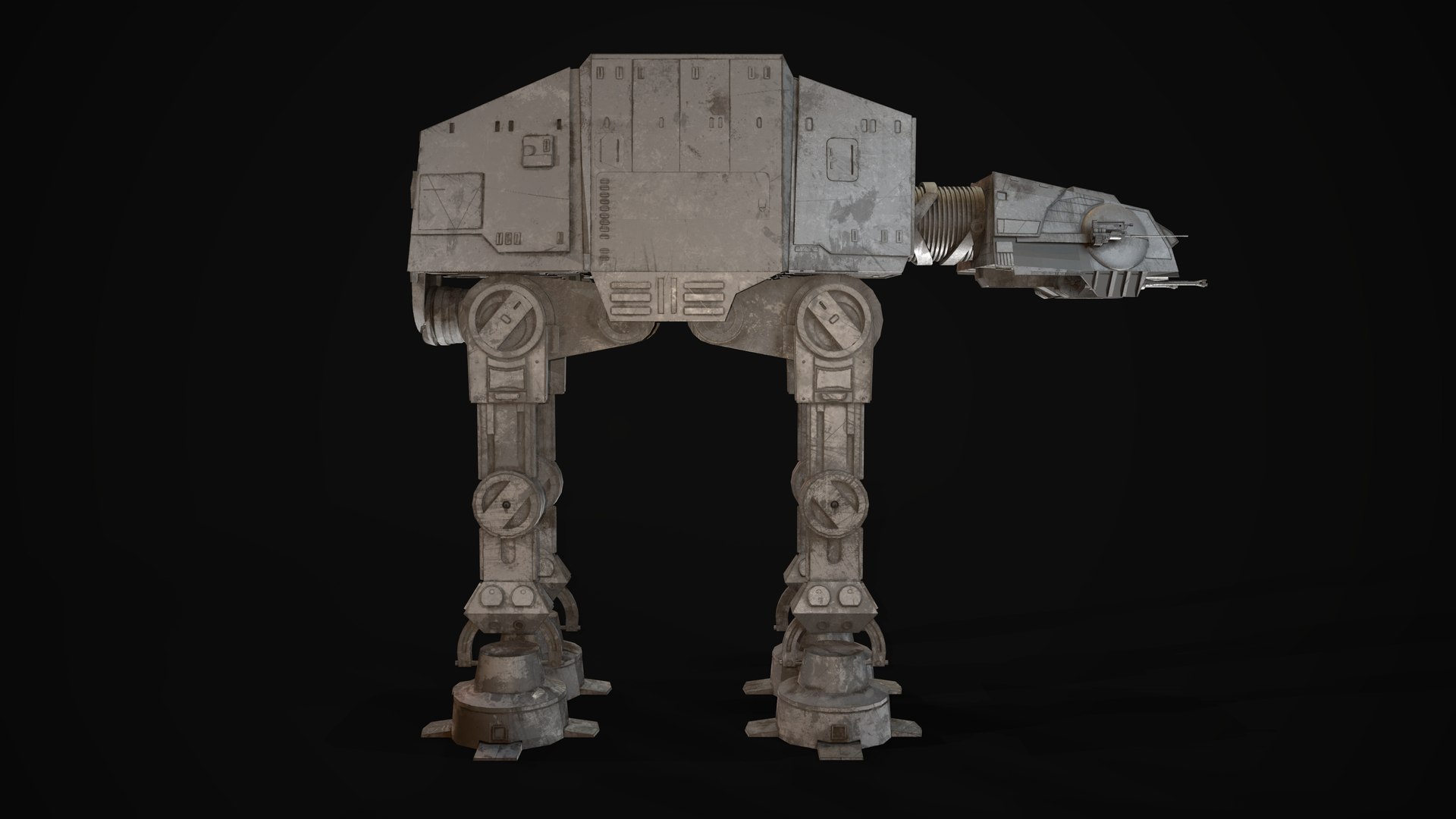 AtAt StarWars 3D Model - TurboSquid 2129832
