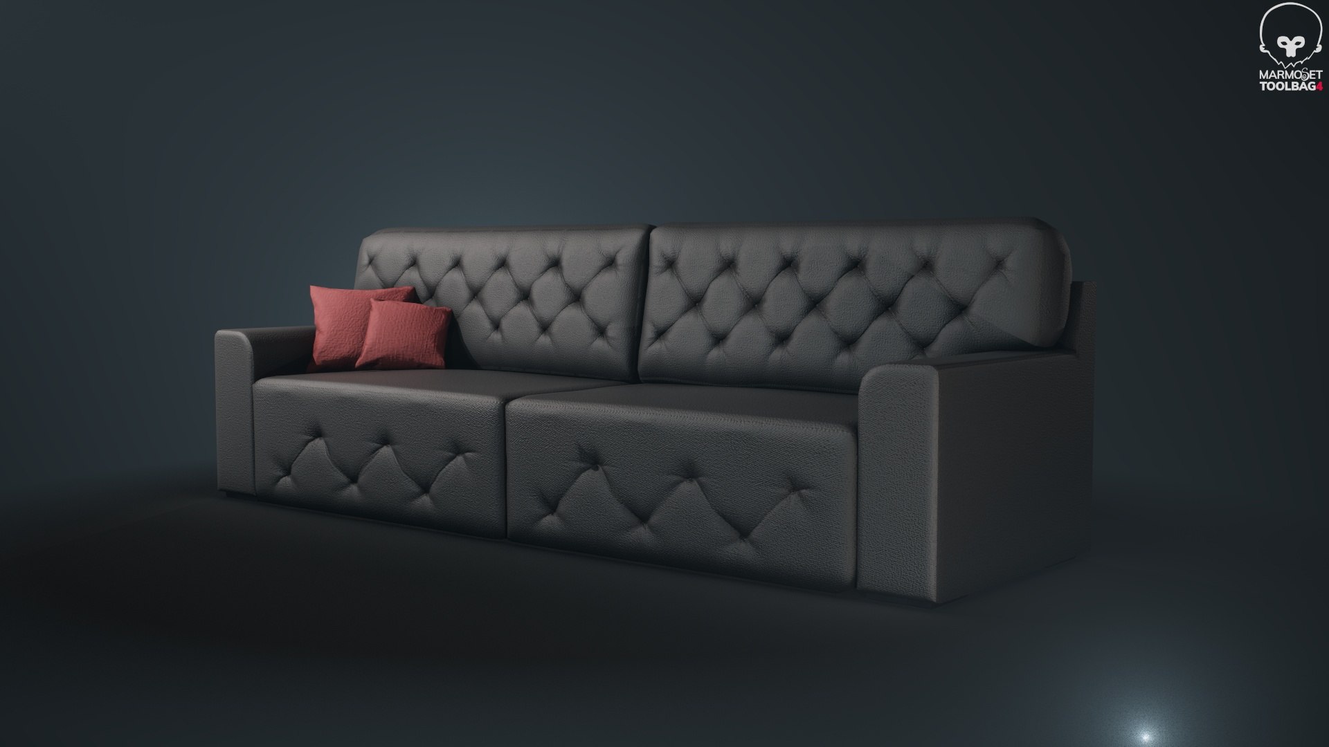Realistic Sofa With Multiple Colors Game Ready Model Low-poly 3D Model ...