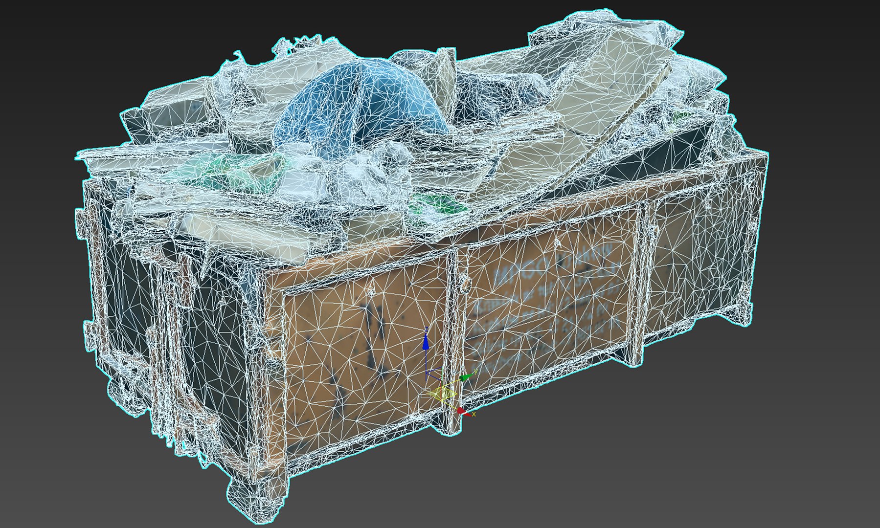 3D Container Garbage Pack Model - TurboSquid 1806725