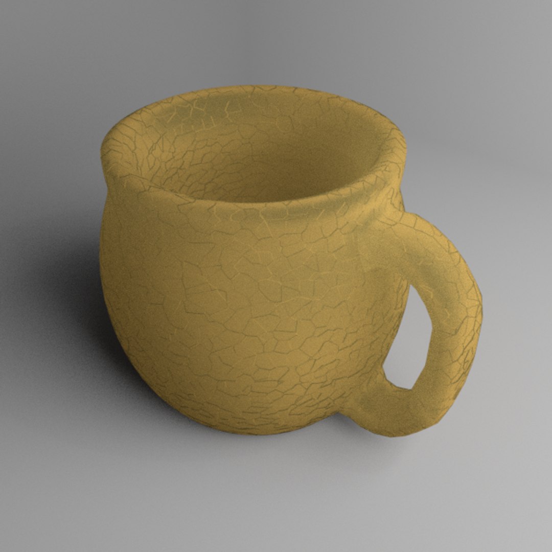 3D Clay Cup - TurboSquid 1540821