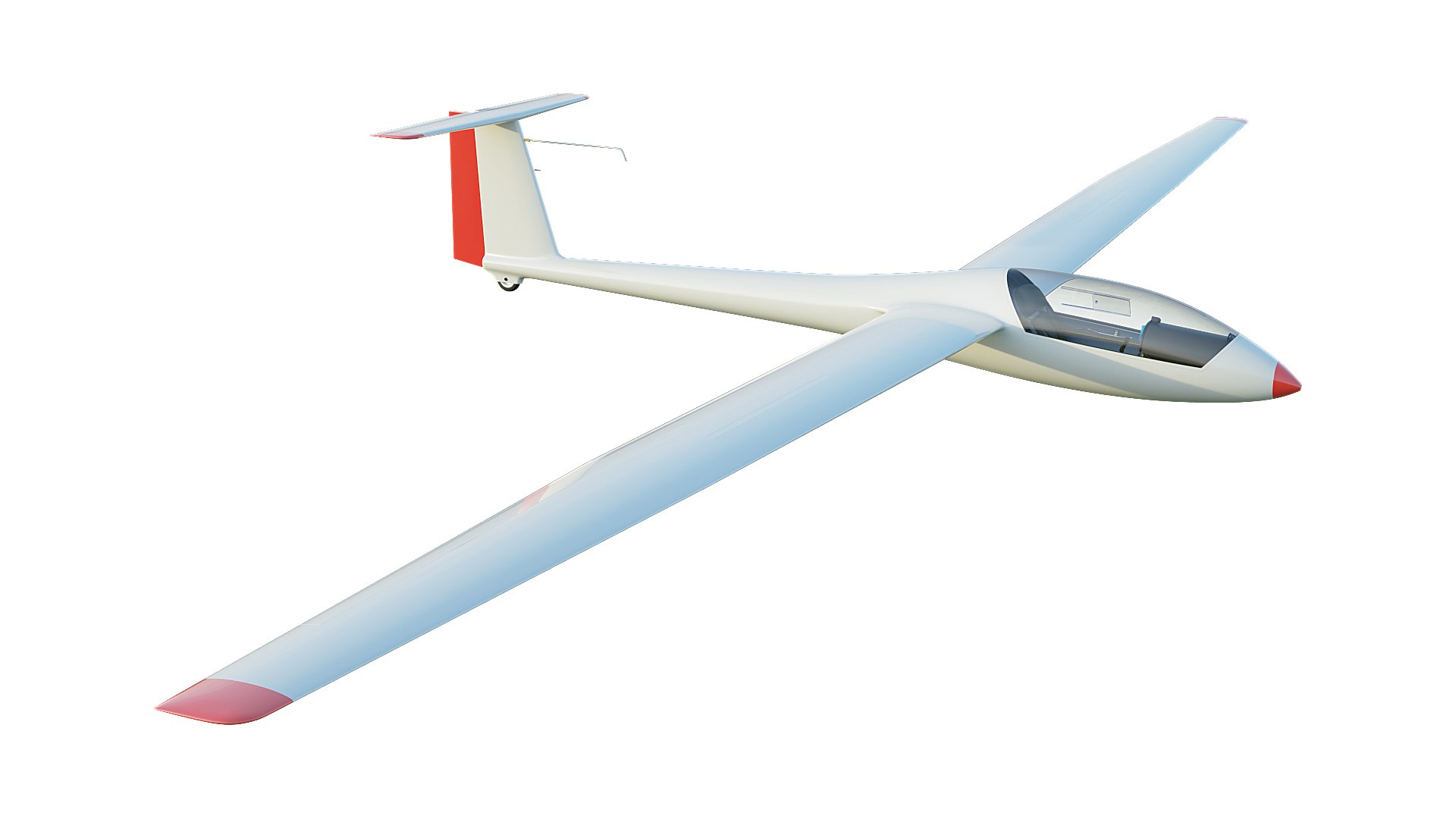 3D Rolladen-Schneider LS4 Glider model - TurboSquid 1771114