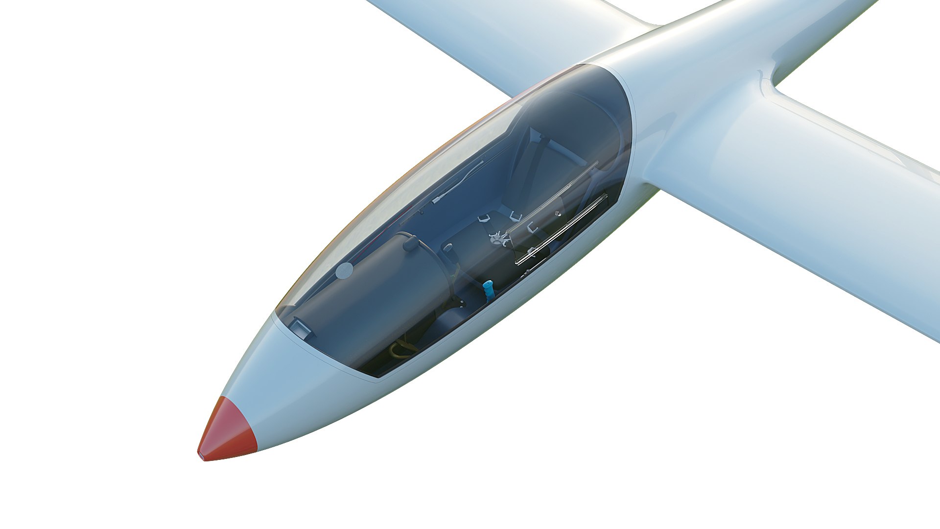 3D Rolladen-Schneider LS4 Glider model - TurboSquid 1771114