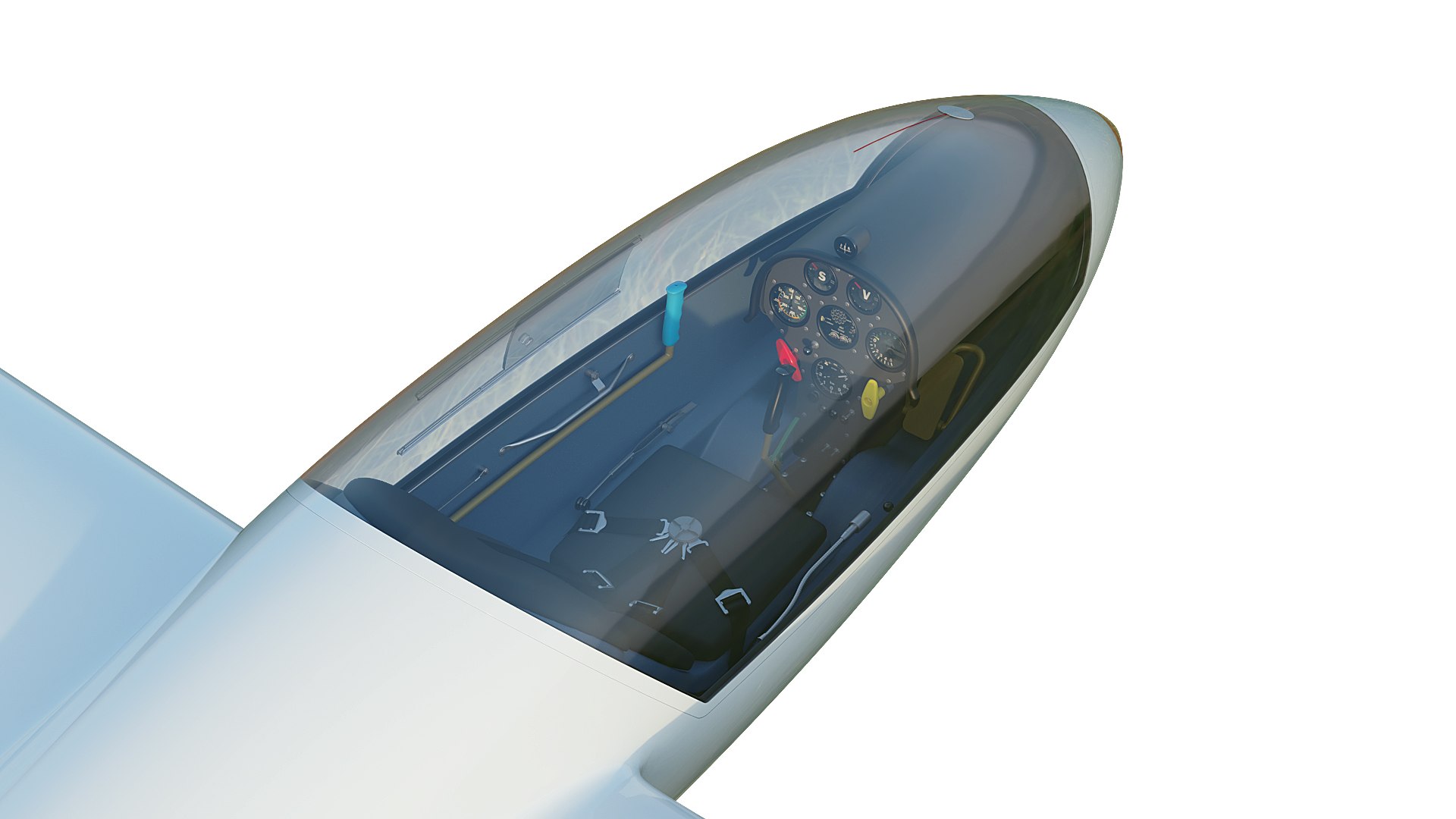 3D Rolladen-Schneider LS4 Glider model - TurboSquid 1771114