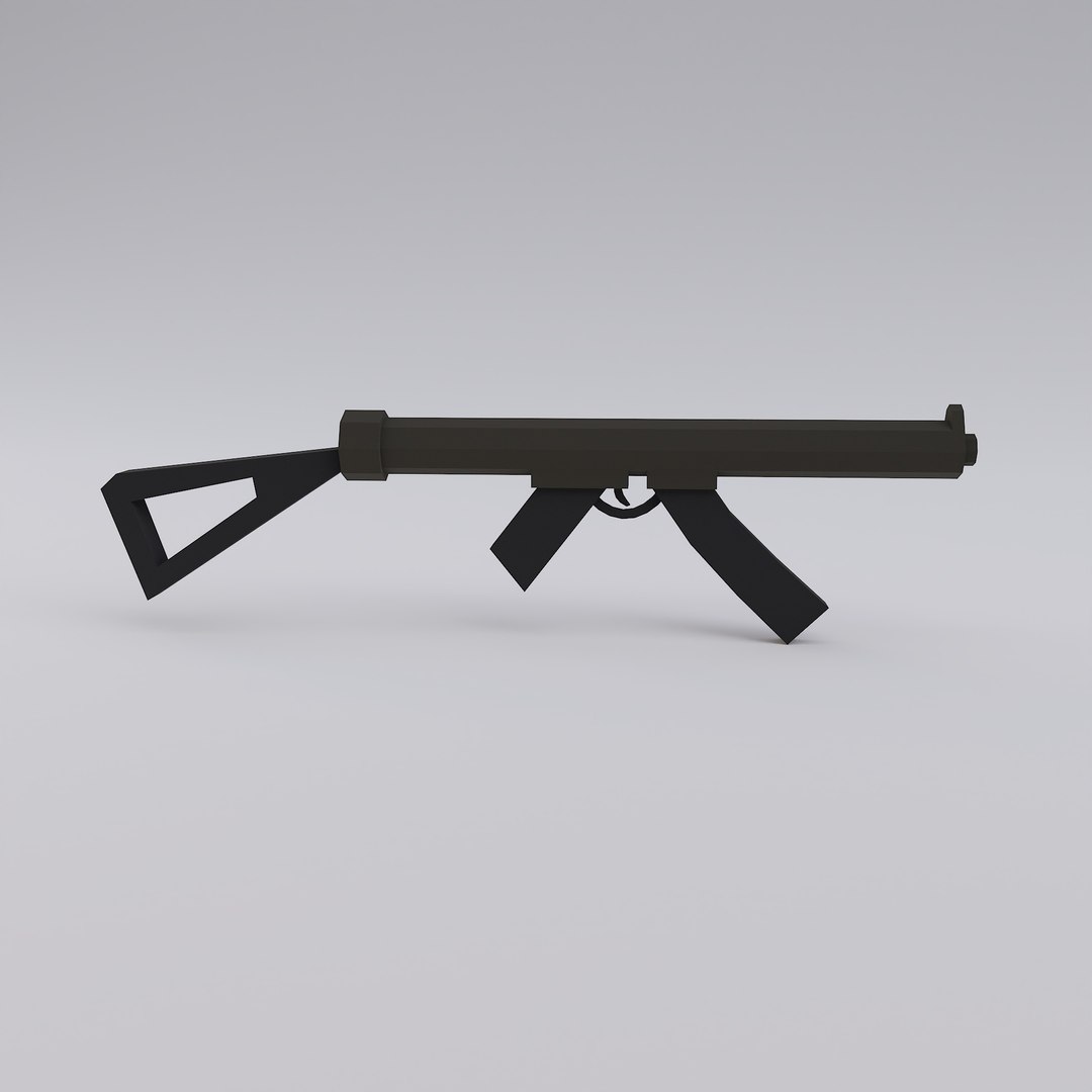 STERLING SUBMACHINE GUN 3D Model - TurboSquid 1991933