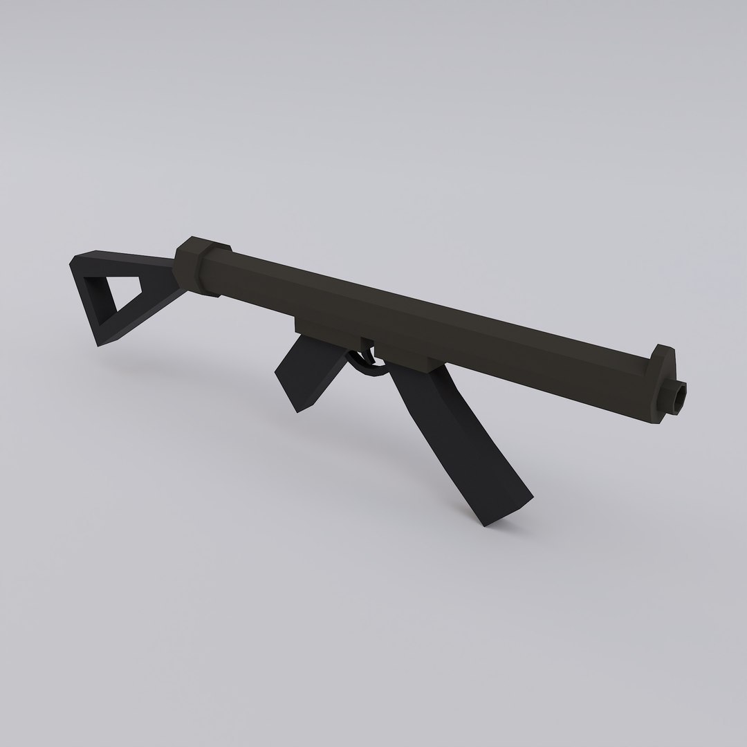 STERLING SUBMACHINE GUN 3D Model - TurboSquid 1991933