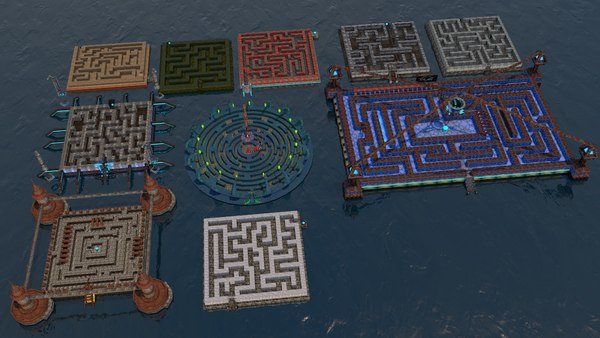 maze labyrinth 3d 3ds