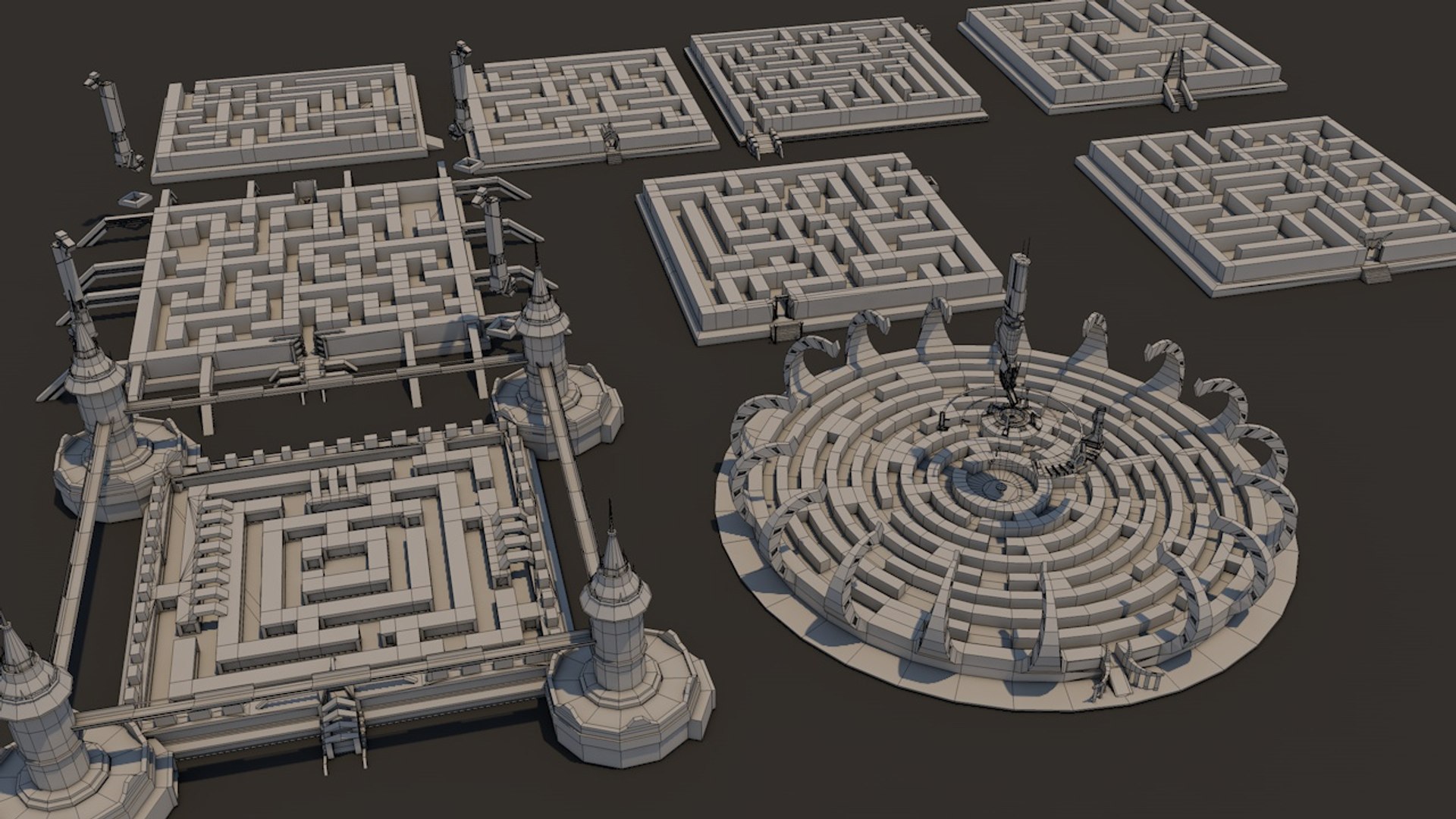 Labyrinth Package 3D - TurboSquid 1272503