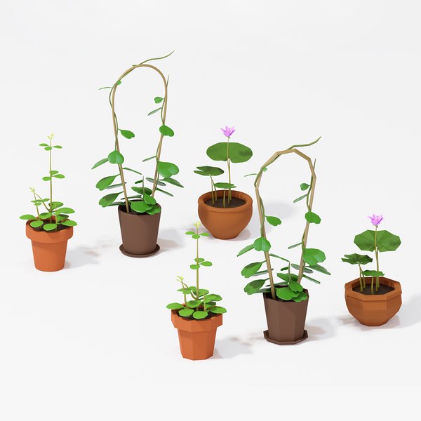 Cartoon Plant 3D Models for Download | TurboSquid