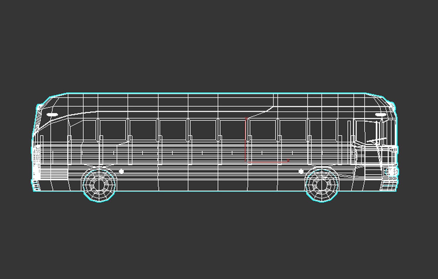 3D City Intercity Bus - TurboSquid 1358591