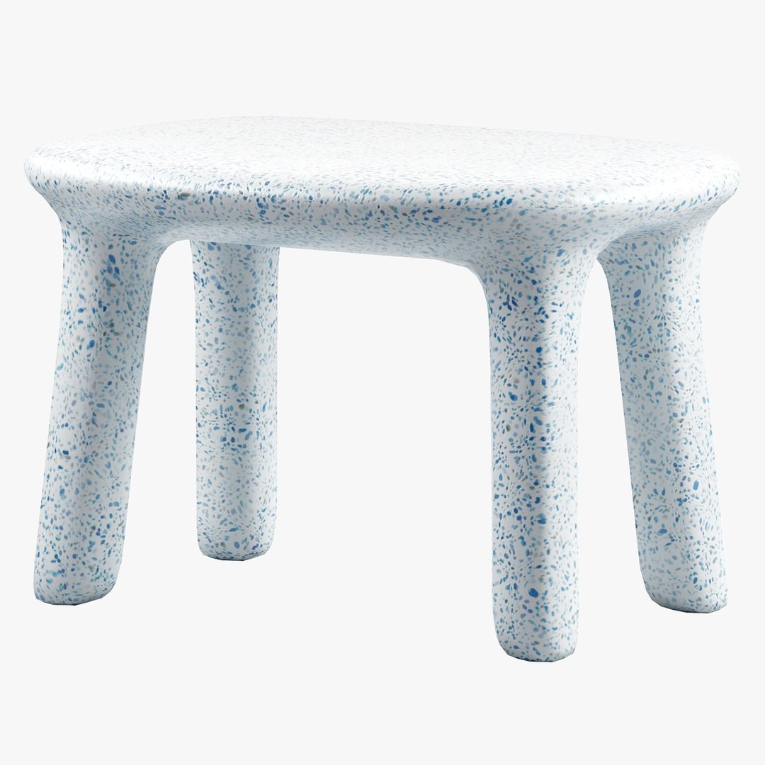 Ecobirdy Luisa Table Ocean PBR 3D Model - TurboSquid 2262208