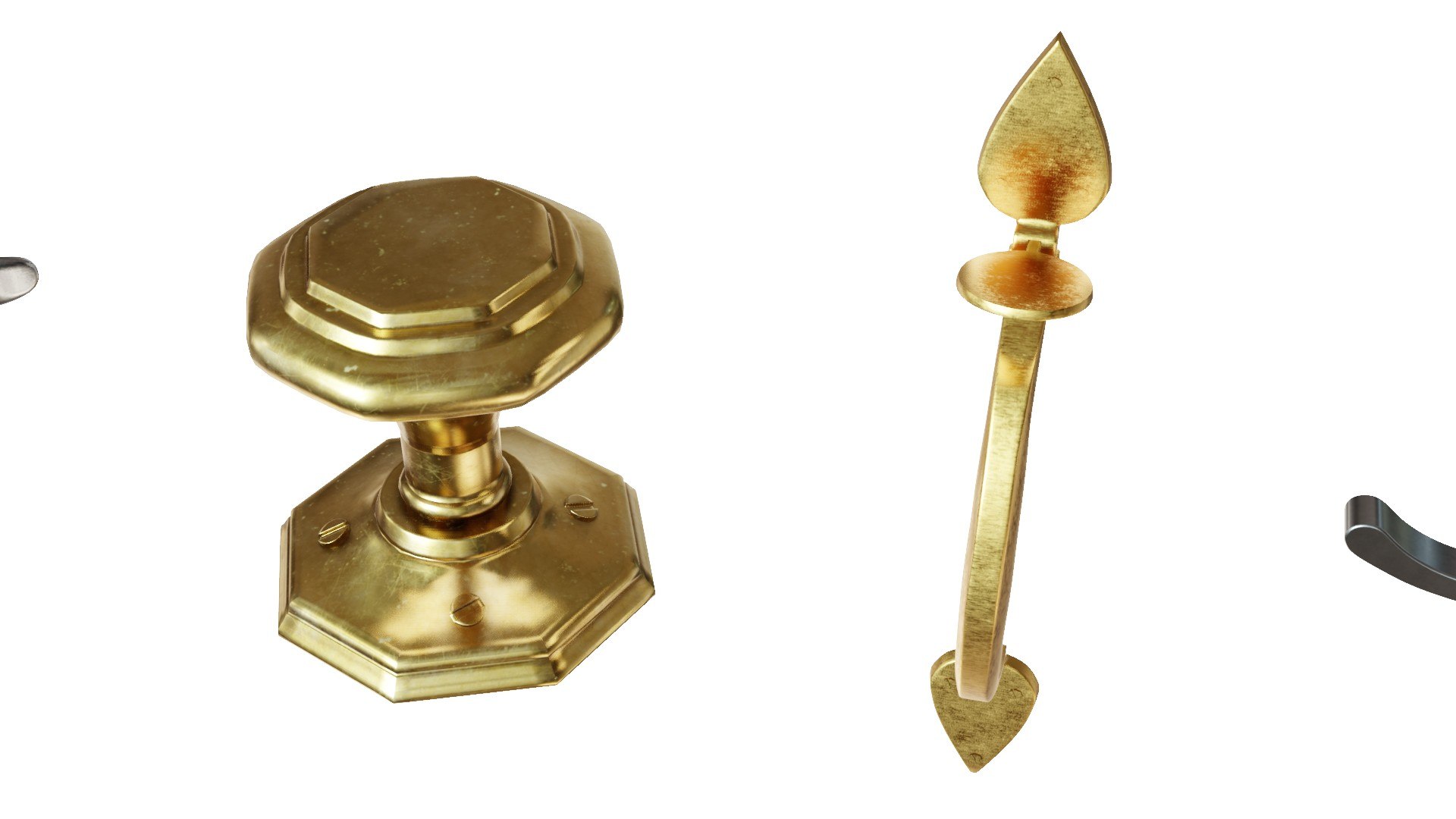 3D Door Handle 3D Model Set Model - TurboSquid 1998935