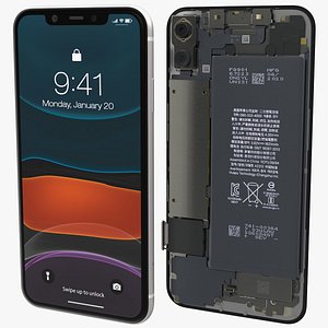 Iphone 11 disassembled display 3D model - TurboSquid 1647019
