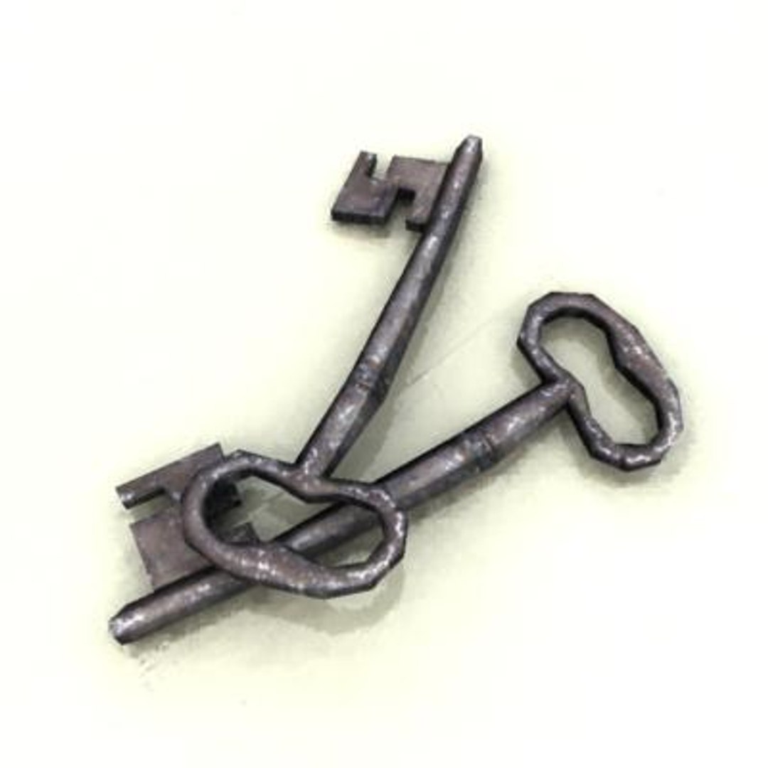 skeleton key 3d model