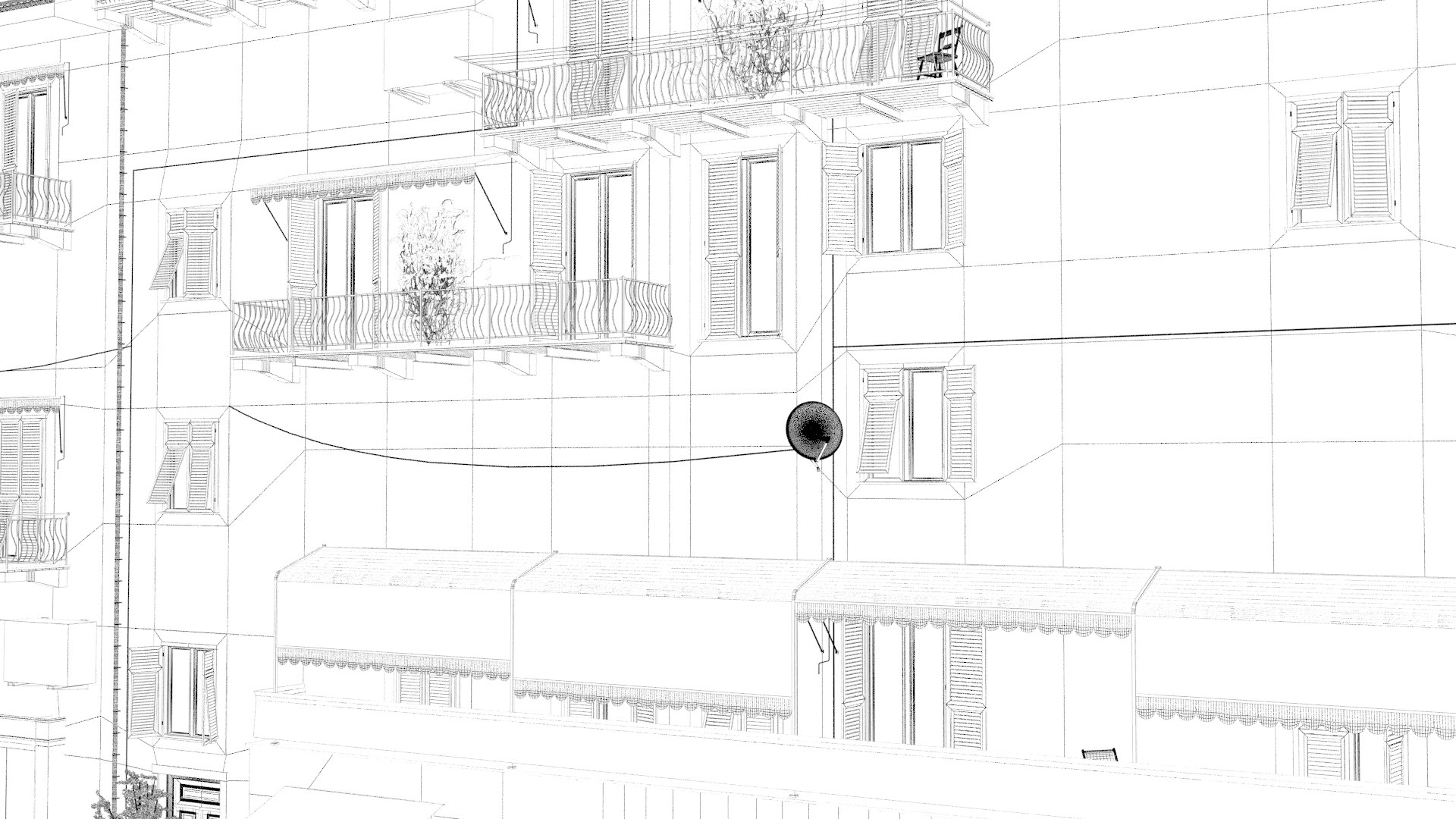 3D Model Italian Building Architecture - TurboSquid 1609473