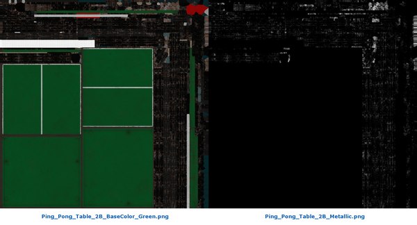 3D ping pong table 2b - TurboSquid 1254618