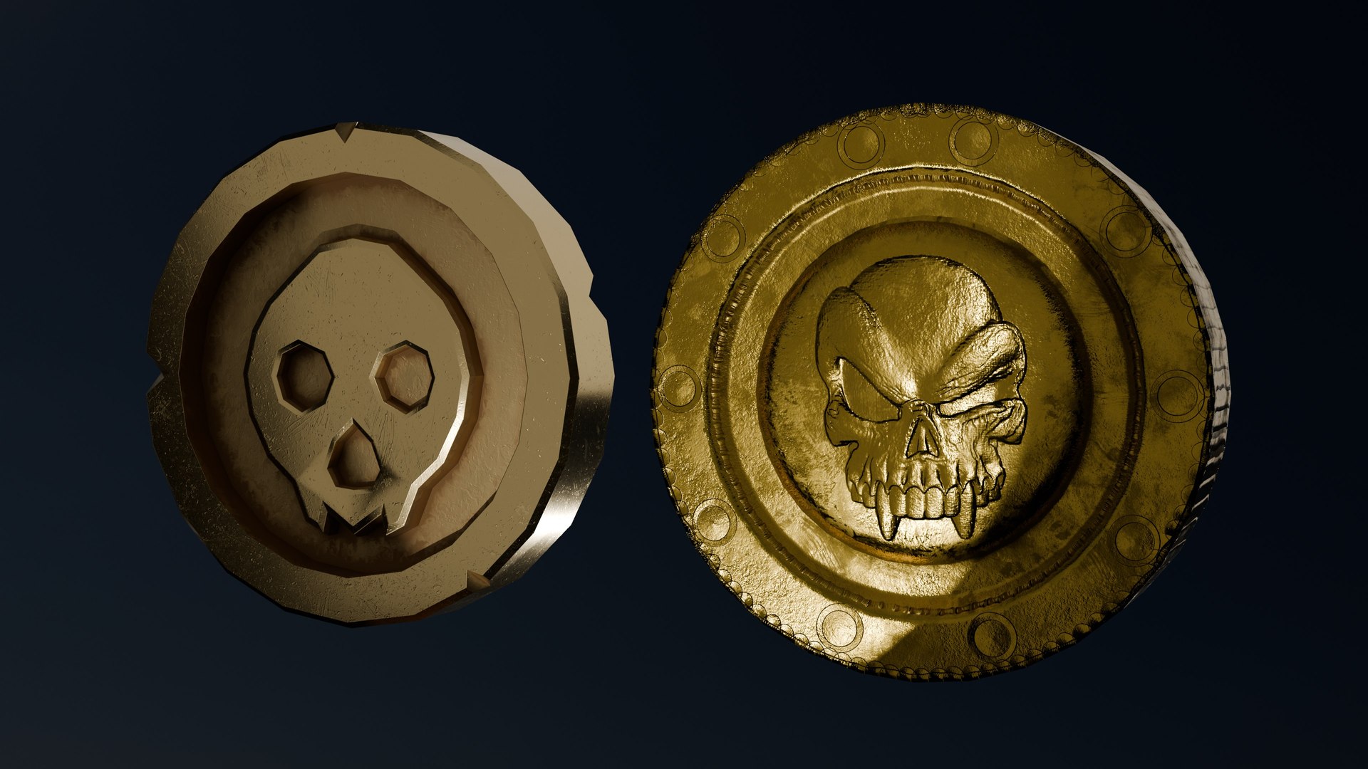 Treasure Coins 3D - TurboSquid 2248825