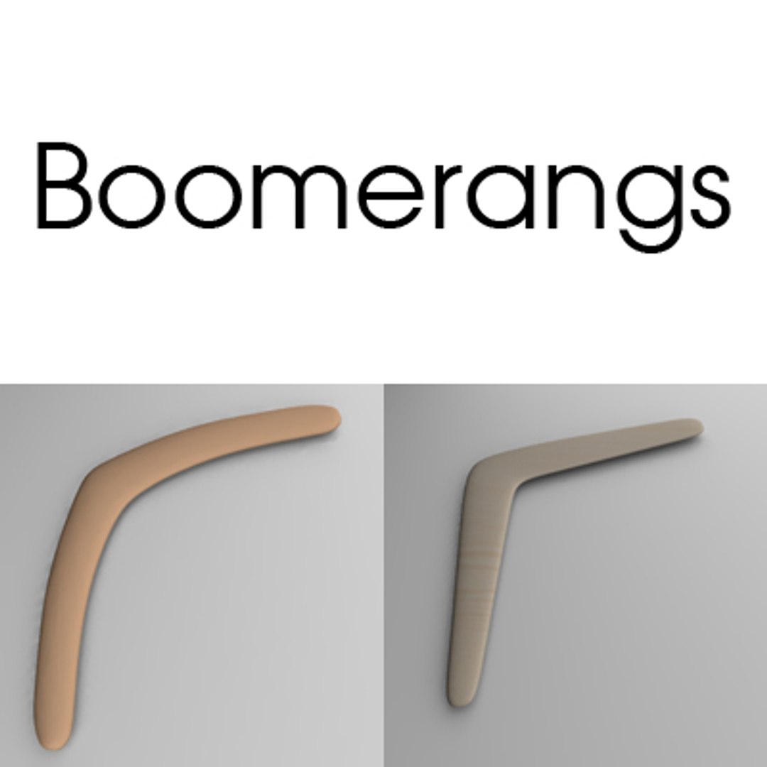 Boomerang 3d Dxf