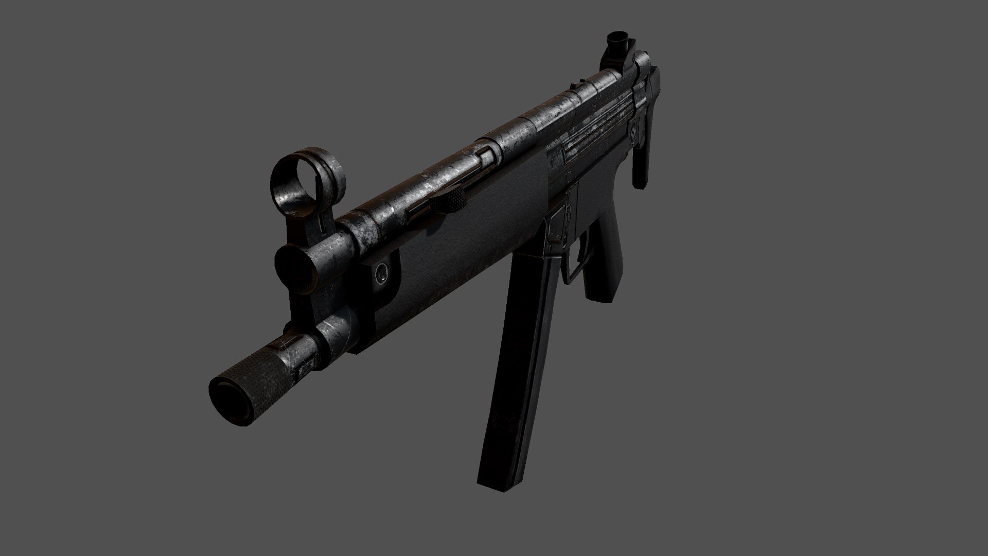 Machine Gun 3D Model - TurboSquid 1232358