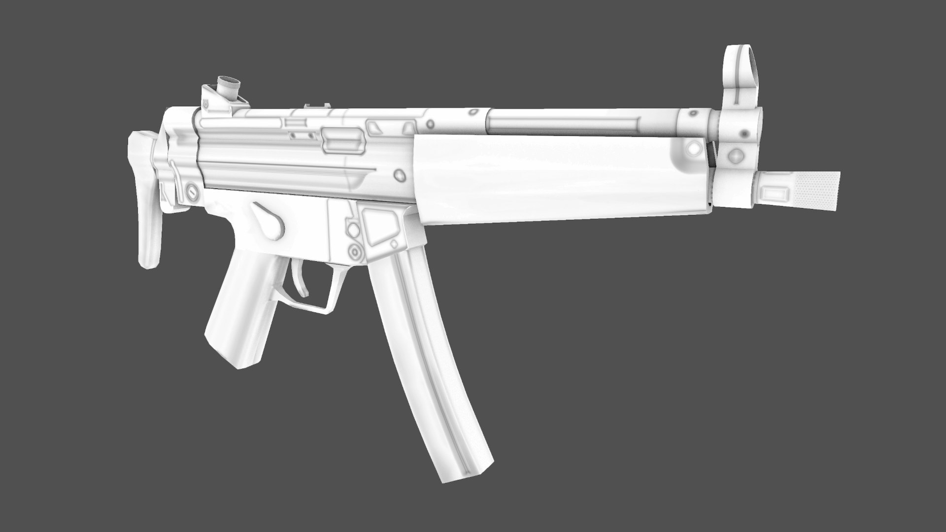 Machine Gun 3D Model - TurboSquid 1232358