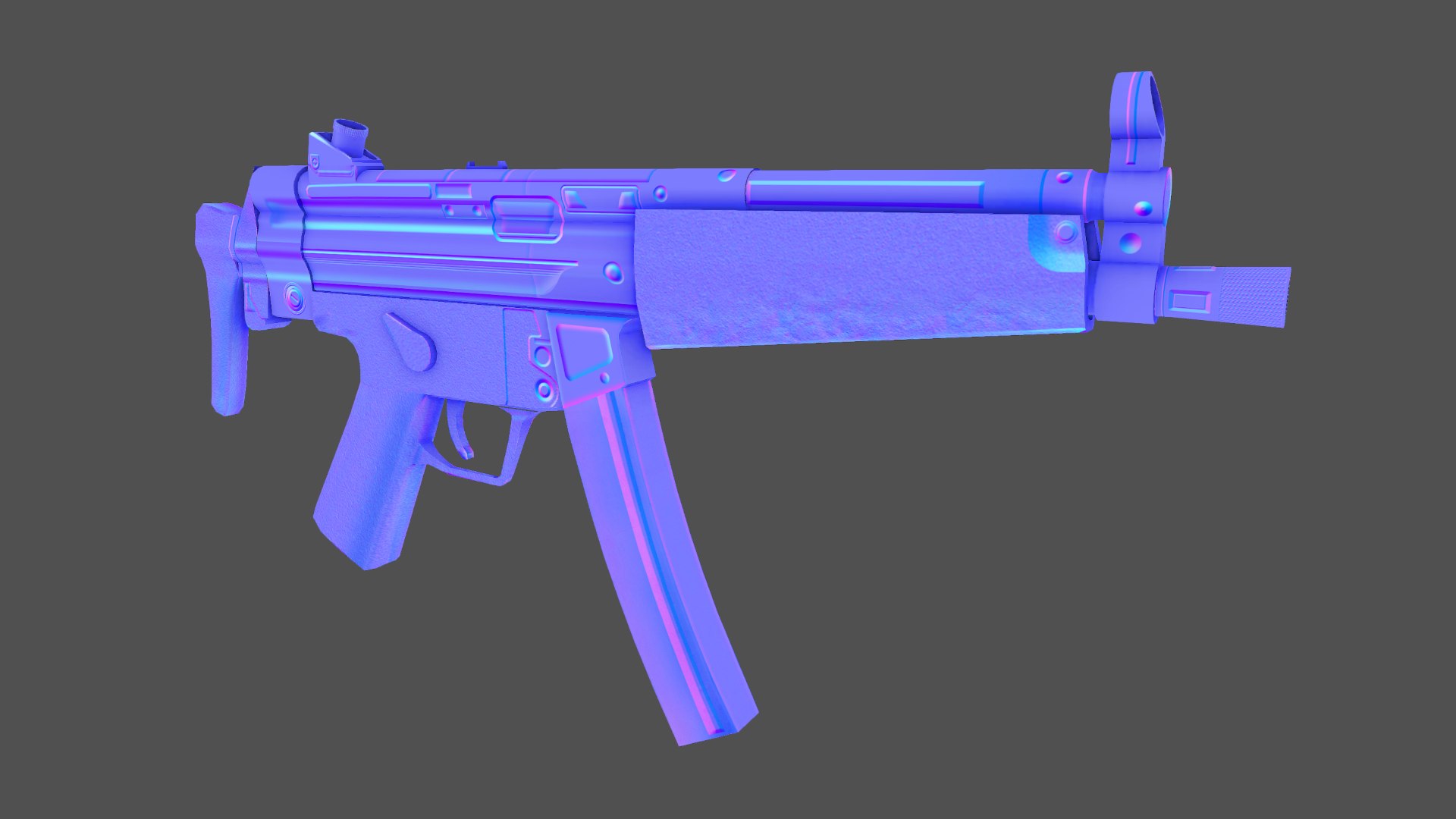 Machine Gun 3D Model - TurboSquid 1232358