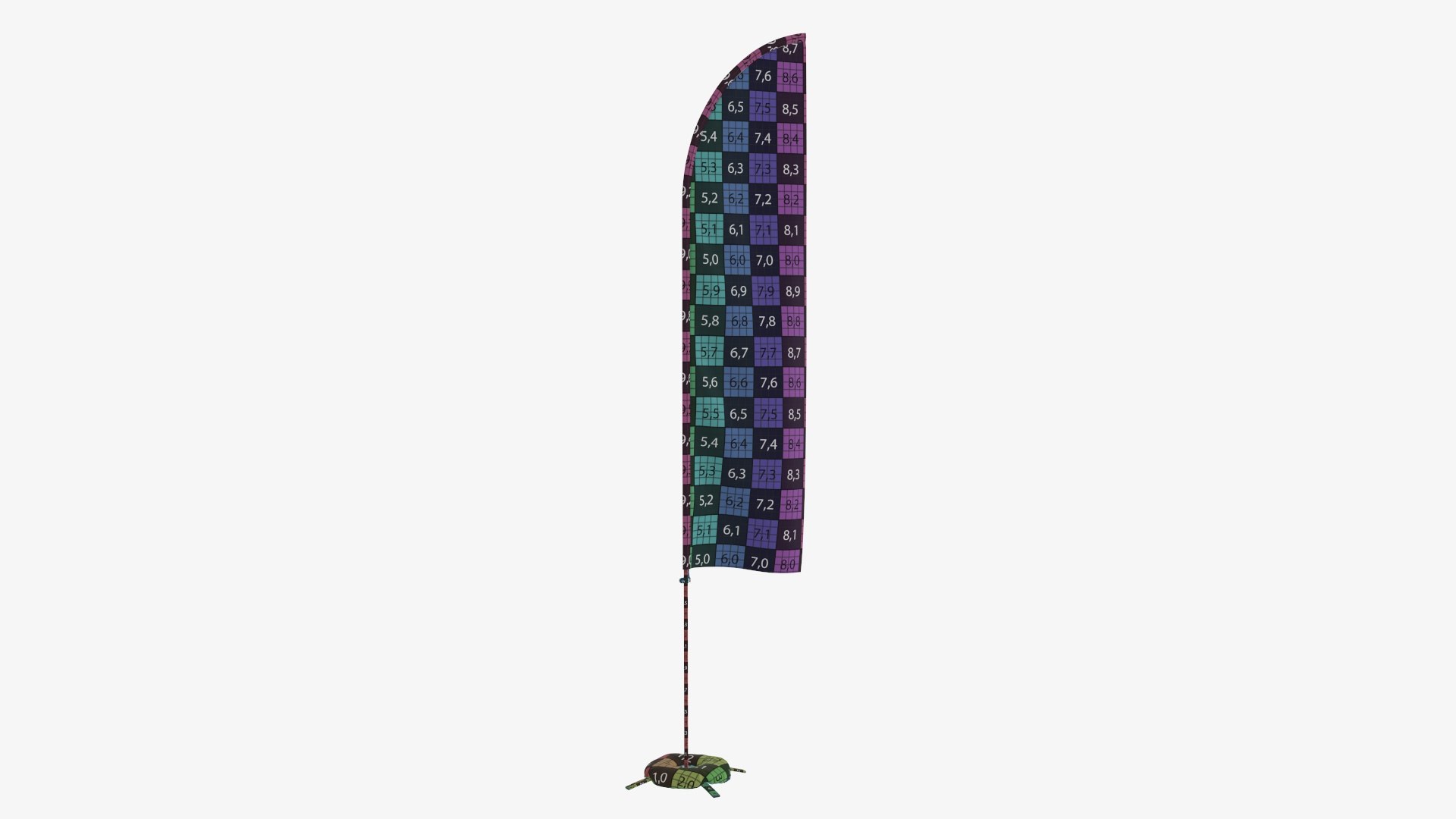 3D Flag Feather Weight - TurboSquid 1697864