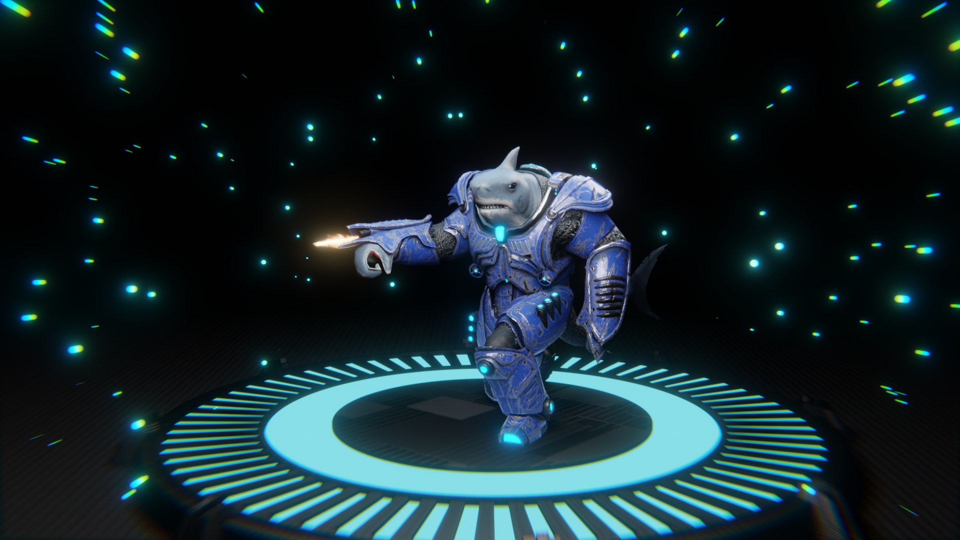 3D Shark Warrior Model - TurboSquid 1997583