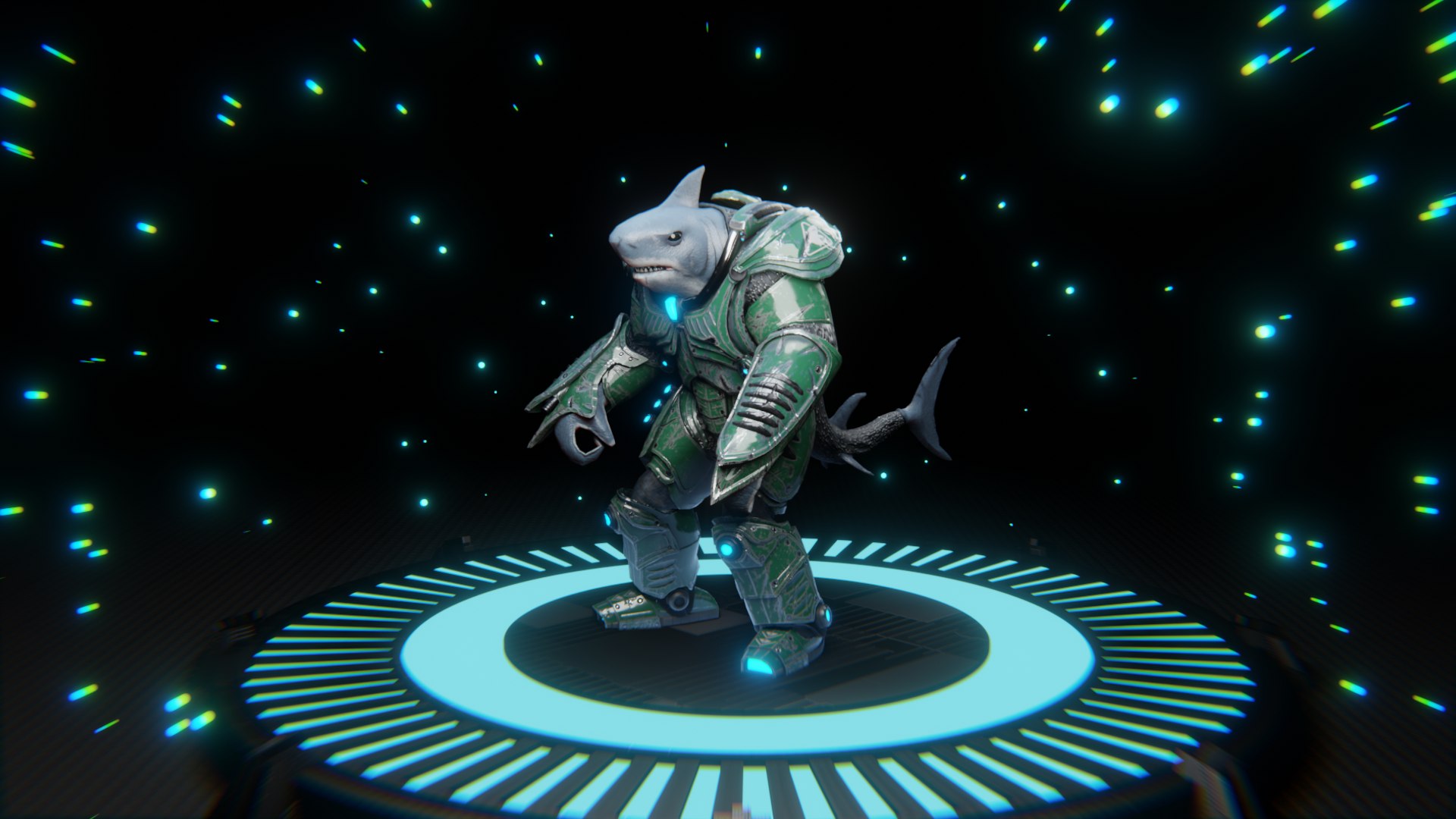 3D Shark Warrior Model - TurboSquid 1997583