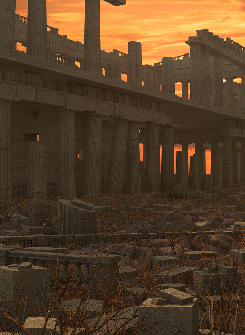 Temple ruins 3D model - TurboSquid 1683663