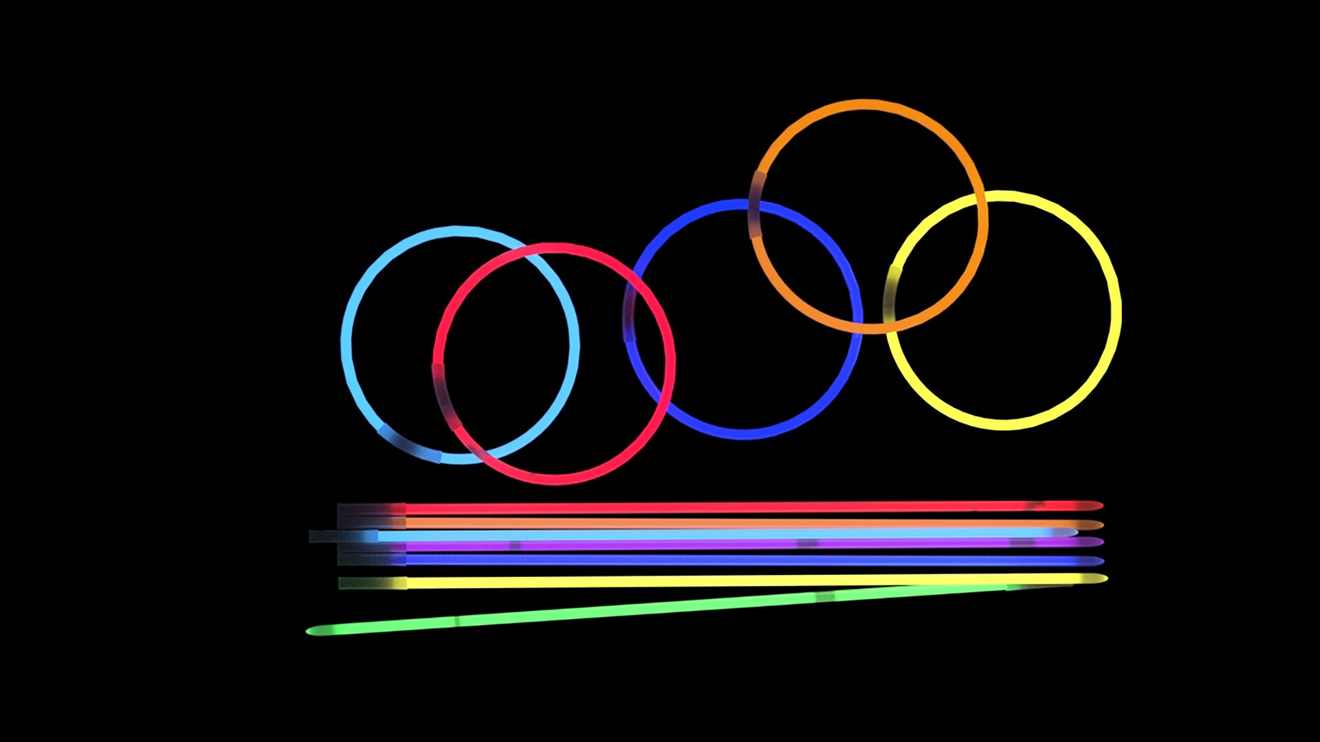 Connecting Glow Sticks 3D Model - TurboSquid 2147809