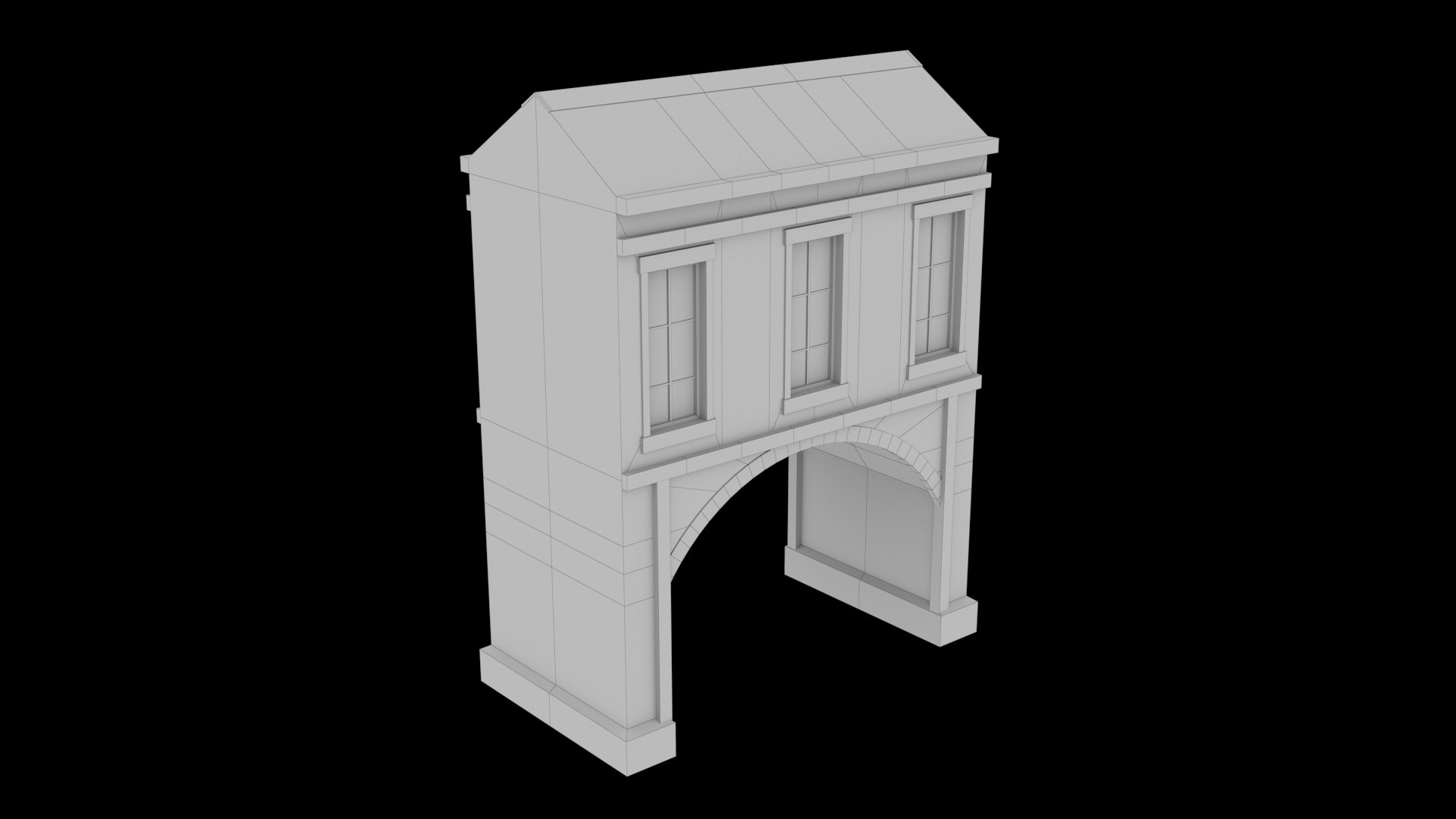 3D Model Archway Building - TurboSquid 2140722