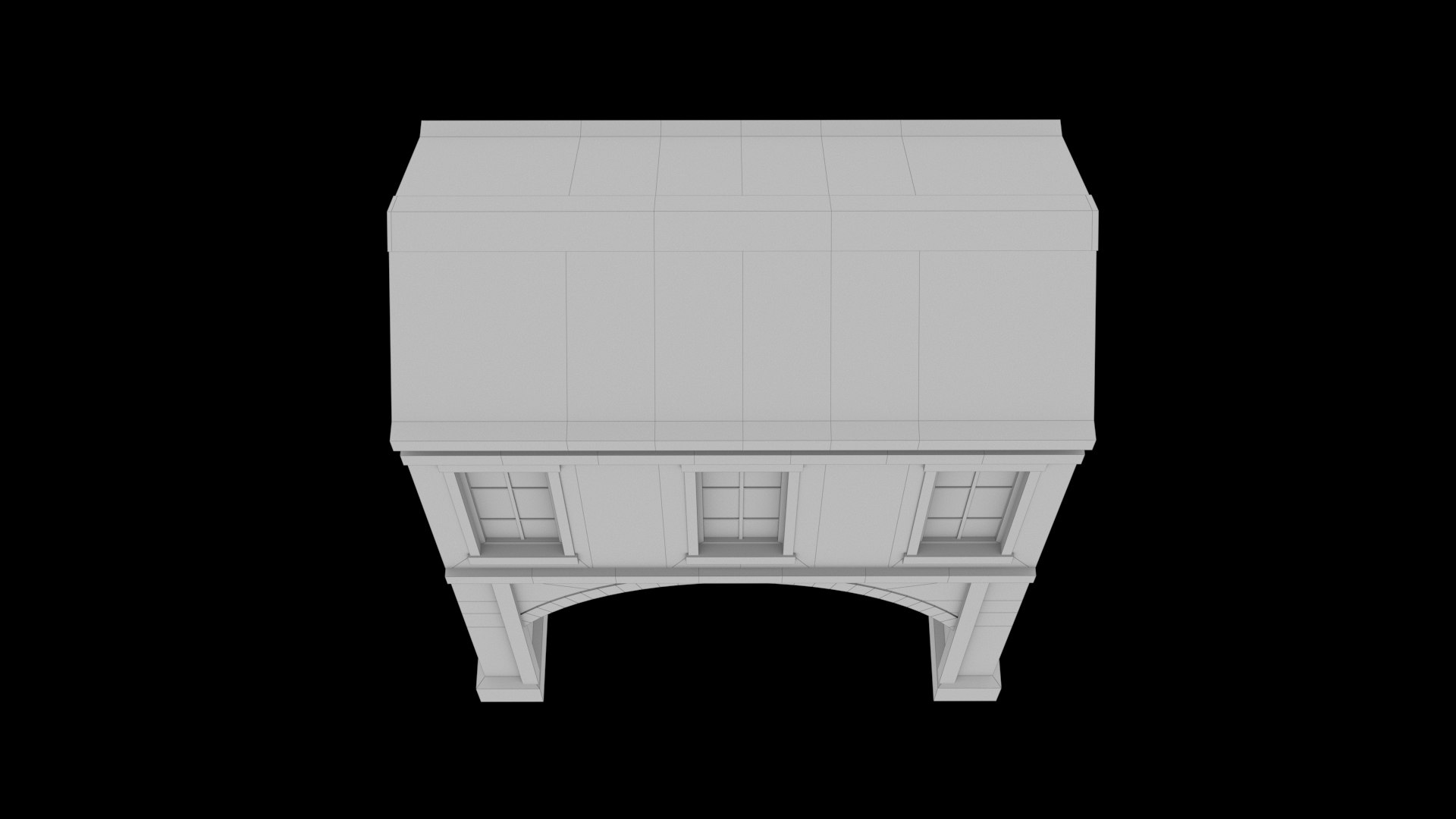 3D Model Archway Building - TurboSquid 2140722