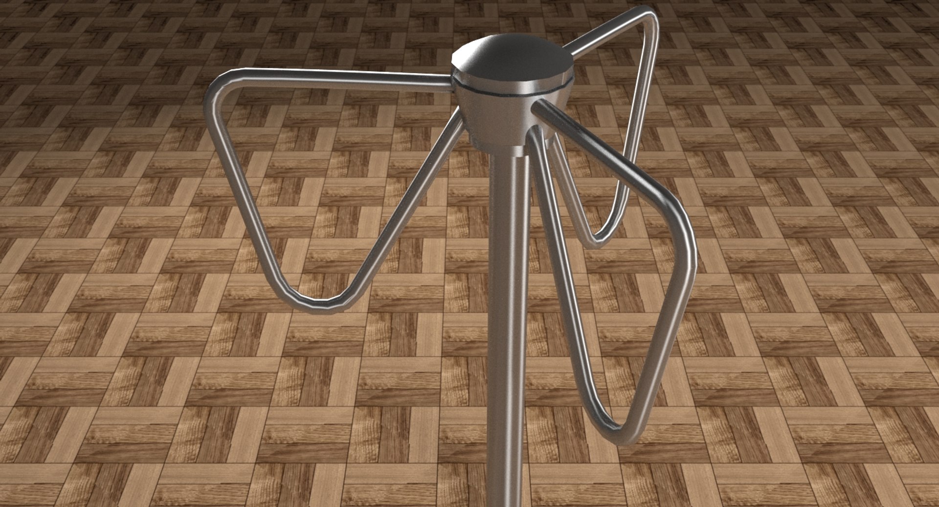 3D aluminium turnstile old fashioned - TurboSquid 1233123