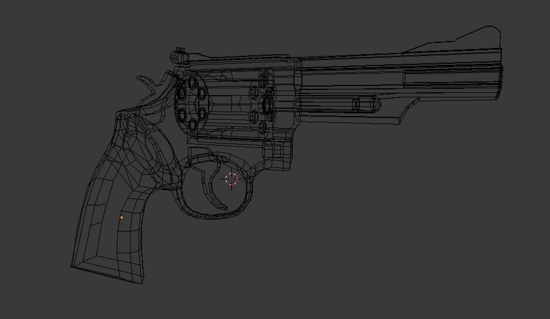 Revolver Shooting Animation 3d Model