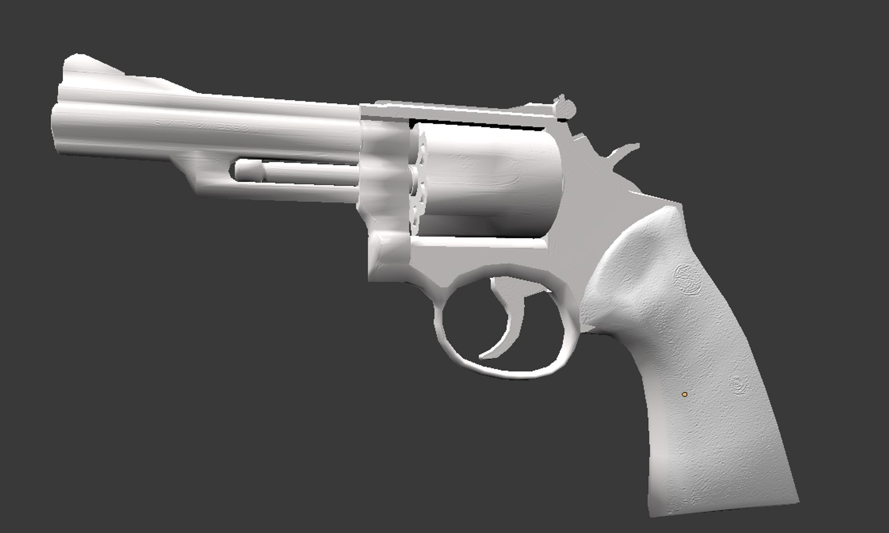 Revolver Shooting Animation 3d Model