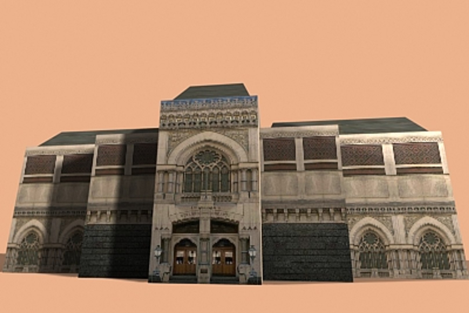 3d Ancient Building Model